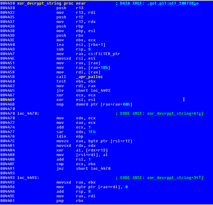 Securitymy Decrypting Strings In A Binary With An Idapython Script