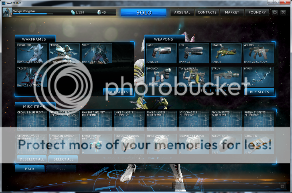 Cronus Farm. Beat That. - General Discussion - Warframe Forums