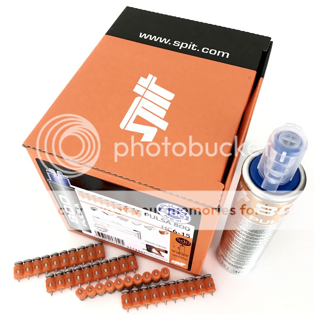 Pulsa 800 P E Nails & Gas 15mm - 40mm You Choose Hard Concrete Steel ...