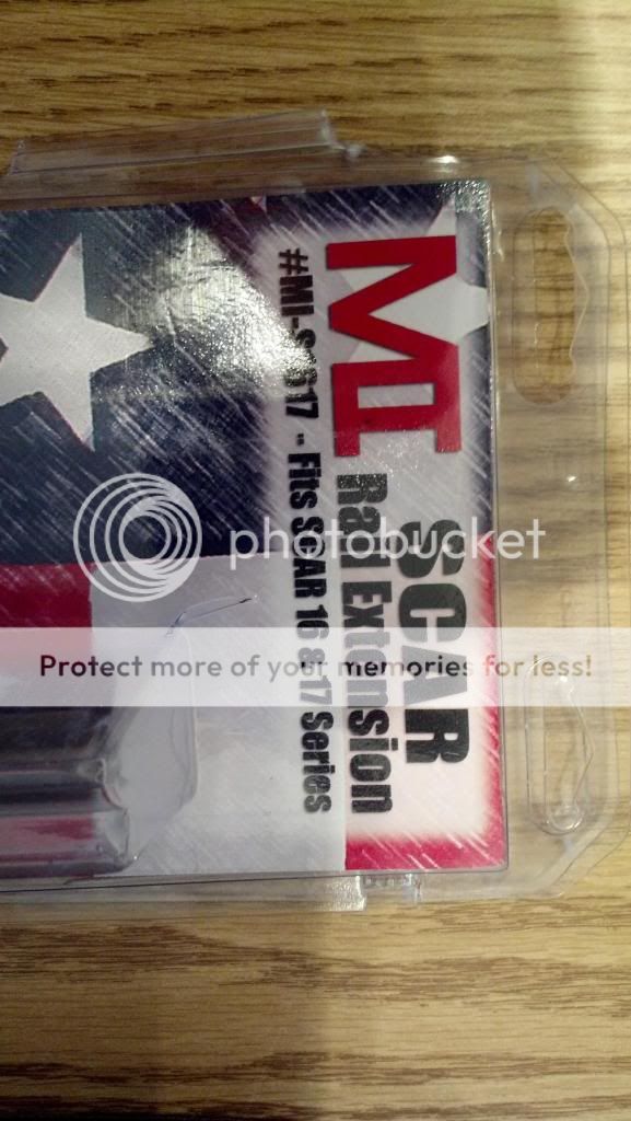 Midwest Industries SCAR forend rail extension FDE....In Box used for 1 ...