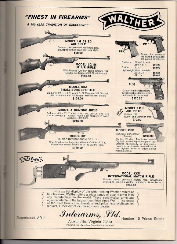 Most desired Single shot Walther 22LR | Rimfire Central Firearm Forum